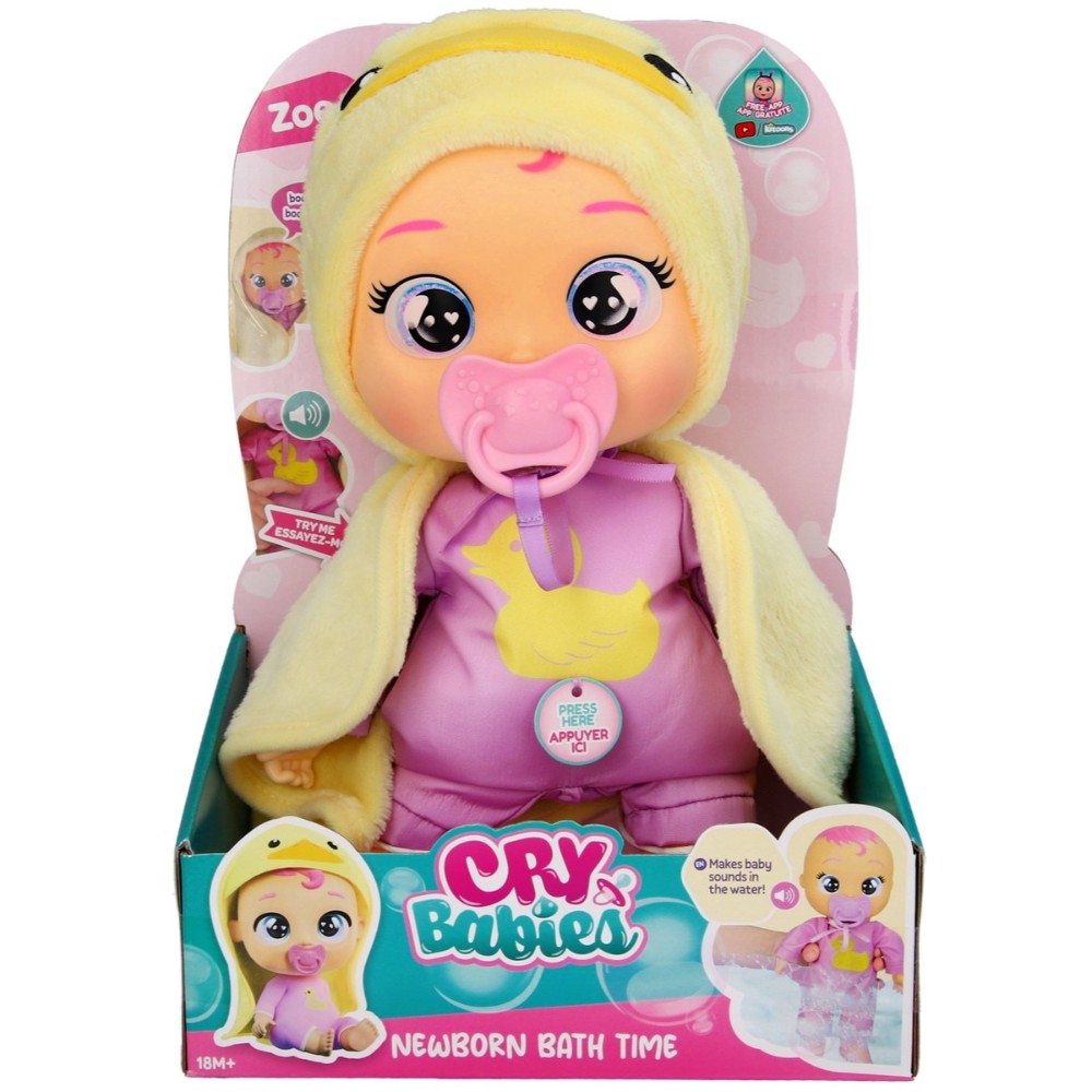 Cry Babies Newborn Bath Time – Toymagic