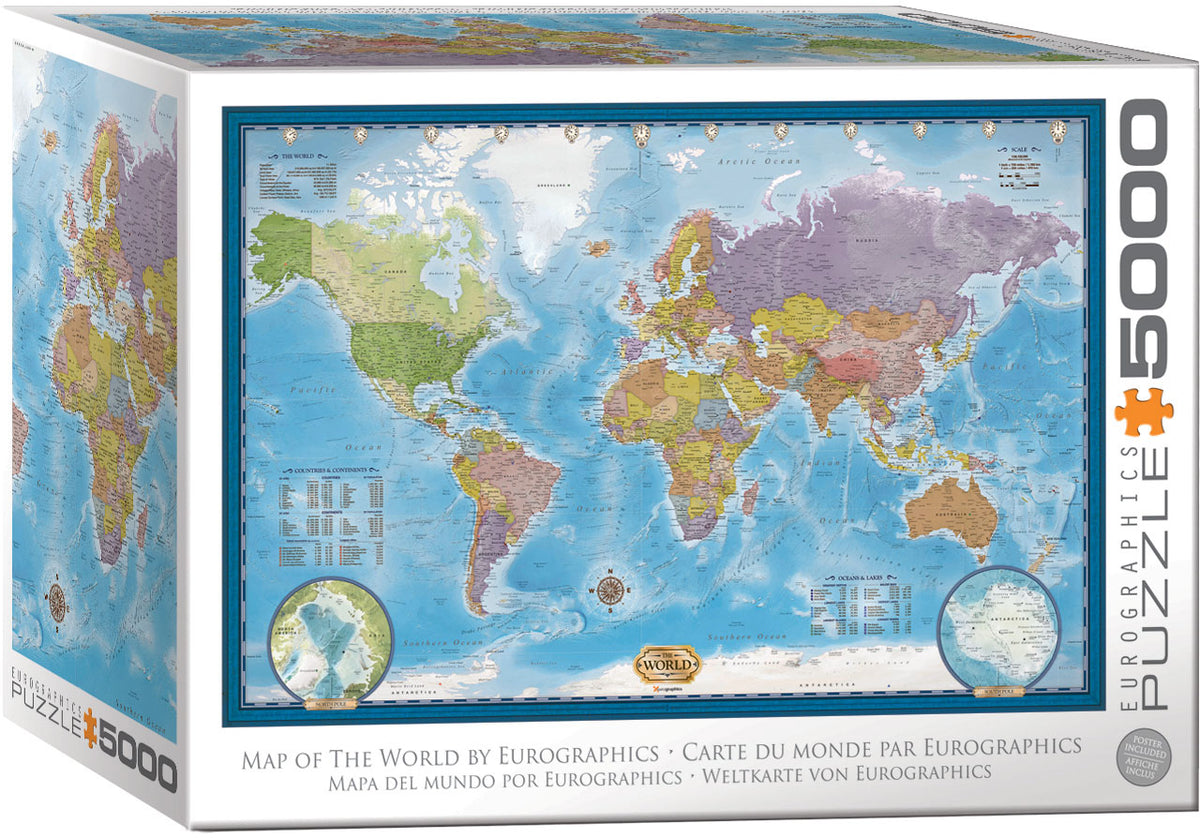 World Map - 5000 Pcs – Toymagic