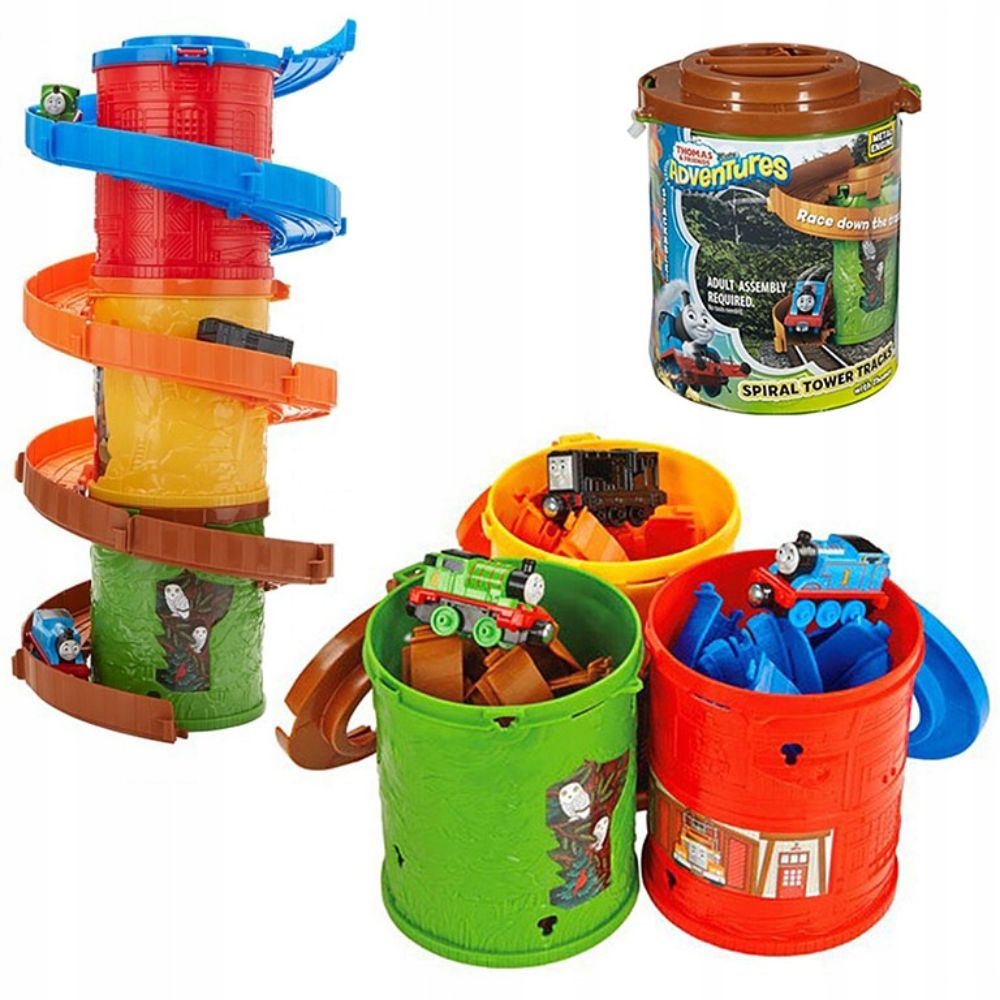 Fisher-Price Thomas & Friends Adventures Spiral Tower Tracks with Dies ...