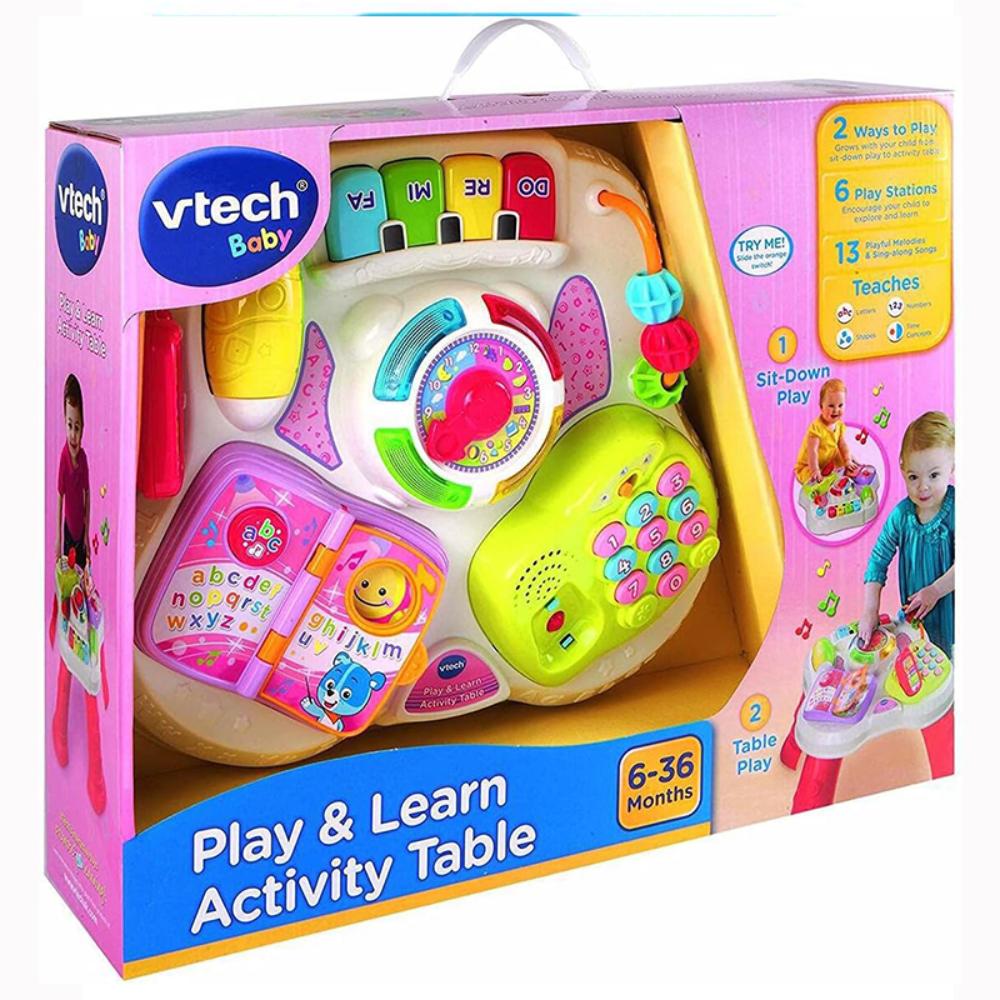 VTech Play& Learn Activity Table Pink – Toymagic