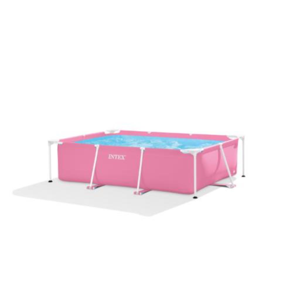 Intex Pink Rectangular Frame Pool 28266 (220 x 150 x 60cm) – Toymagic