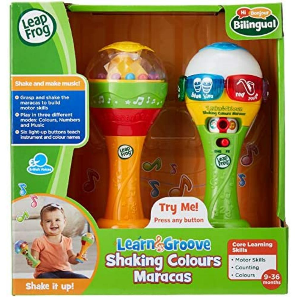 Leapfrog Learn & Groove Shaking Colours Maracas – Toymagic