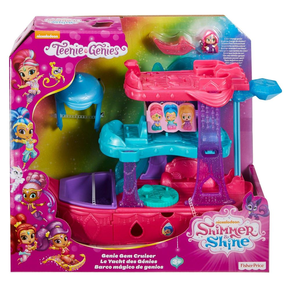 Fisher-Price Shimmer and Shine - Teenie Genie Gem Cruiser Playset ...