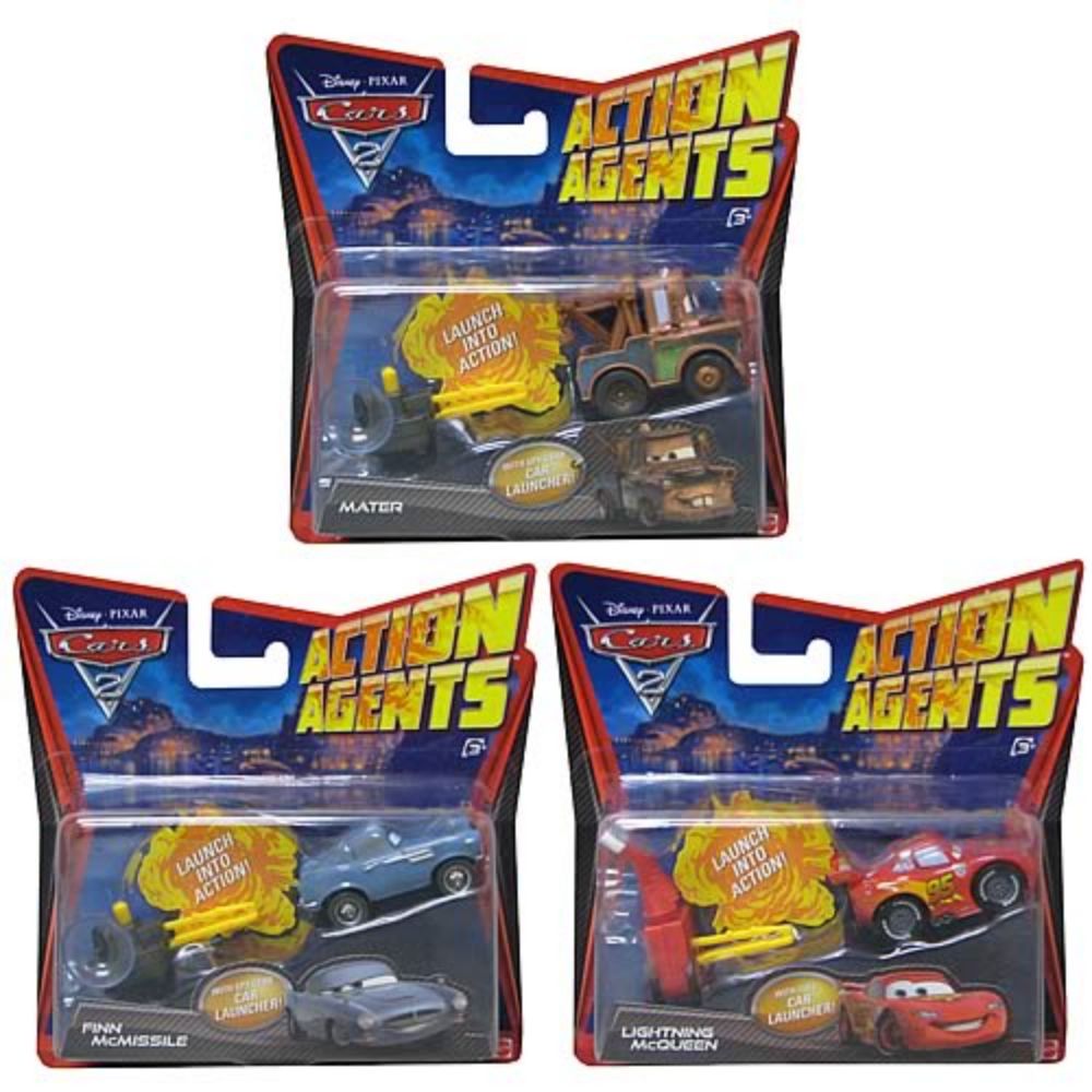 Cars 2 Action Agents Vehicles with Launcher – Toymagic