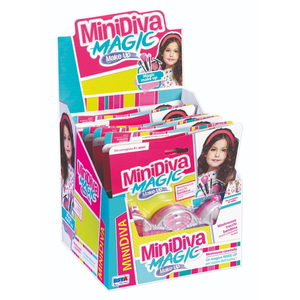 MiniDiva Makeup Brush and Powder Compact Set – Toymagic