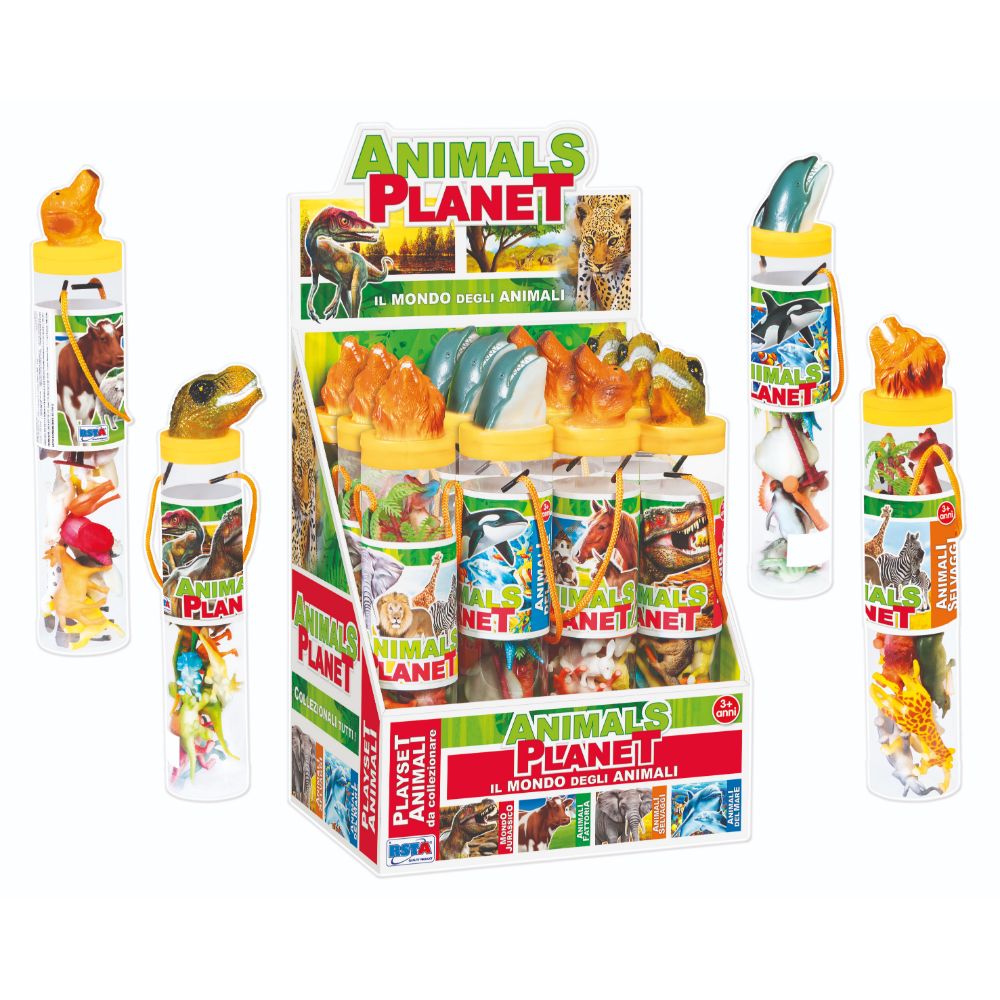 RS toys Tubes with Assorted animal head diplay – Toymagic