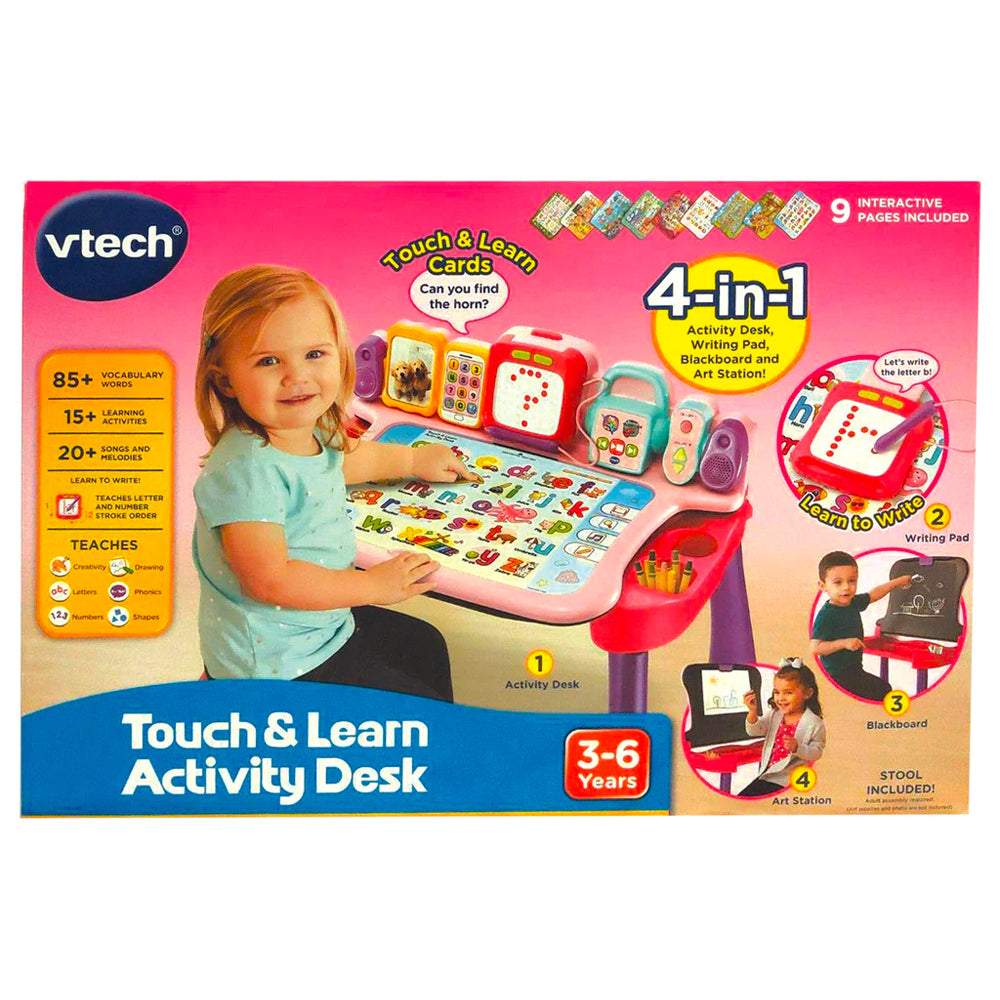 Vtech Touch And Learn Activity Desk Pink – Toymagic