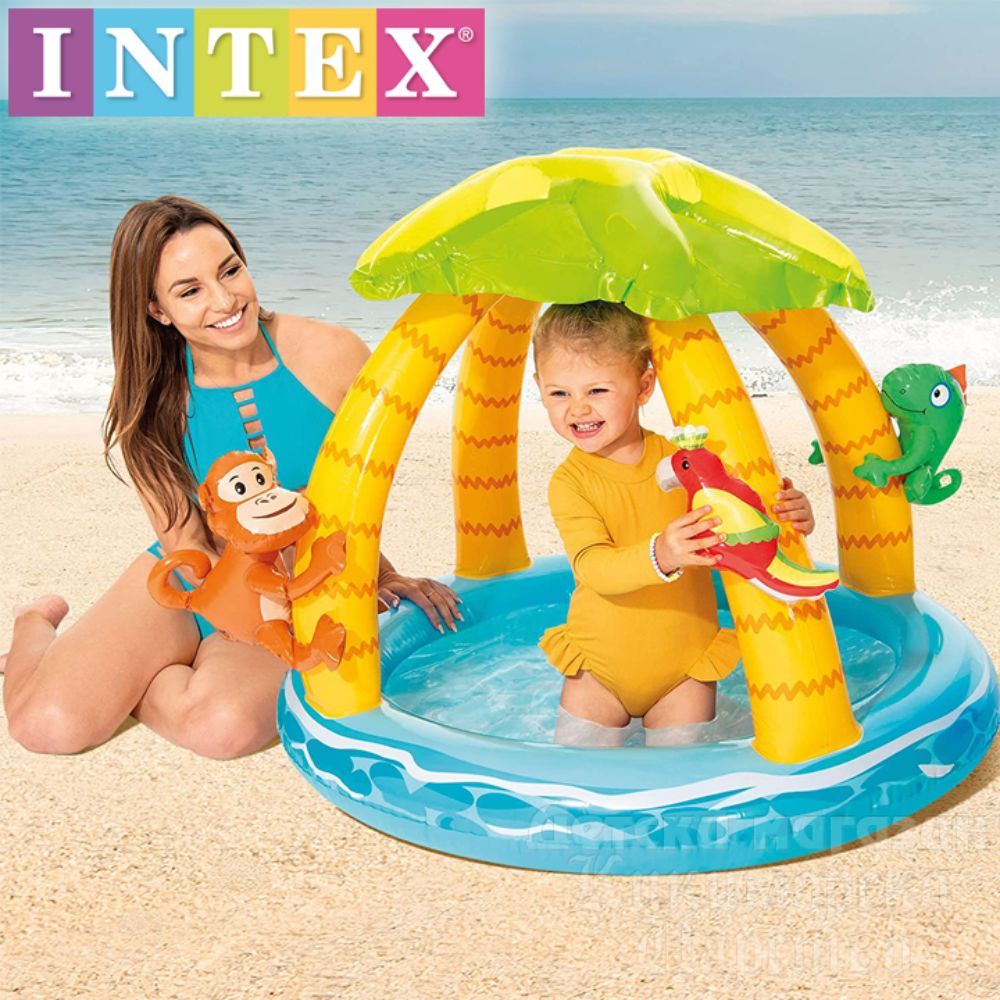 Intex Inflatable Pool Tropical Island Baby Pool – Toymagic